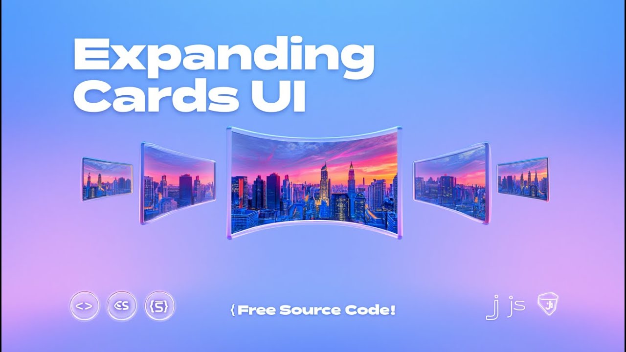 Expanding cards ||37-Expanding-cards || Free Source Code || Web Dev Projects