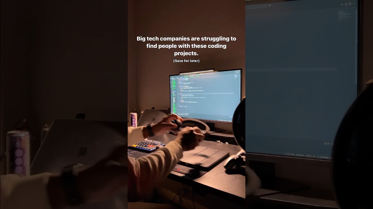 These coding projects will get you hired in 2025 #codewithme #softwareengineer #computersciencemajor