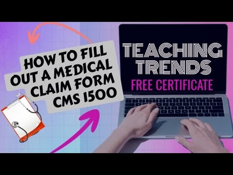 ????️CMS 1500 form Insurance Billing Form #teachingtrends #education #medicalbiller