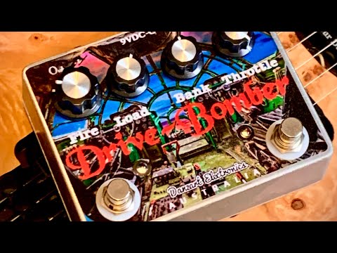 Danzart Electronics Drive Bomber 2023 - Green / Red | Reverb