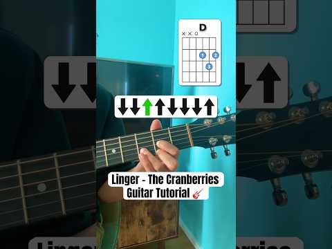 EASY Linger - The Cranberries Guitar Tutorial ๐ธ #shorts