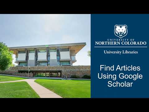 How do I find articles using Google Scholar?