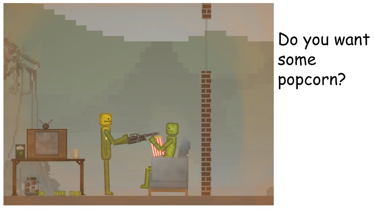 Melon Playground | Do you want some popcorn?