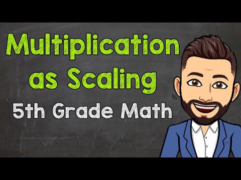 Multiplication as scaling Video Lecture - Year 4 Mathematics