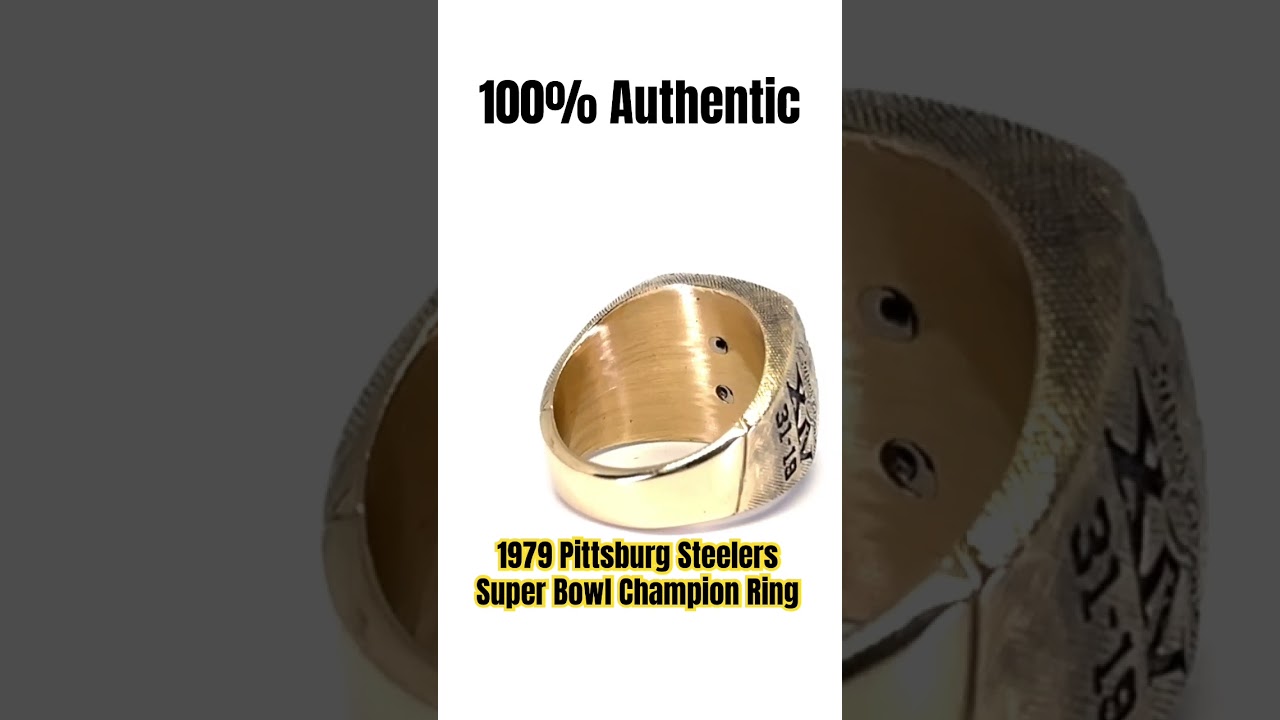 1979 Pittsburg Steelers Super Bowl Championship Ring!