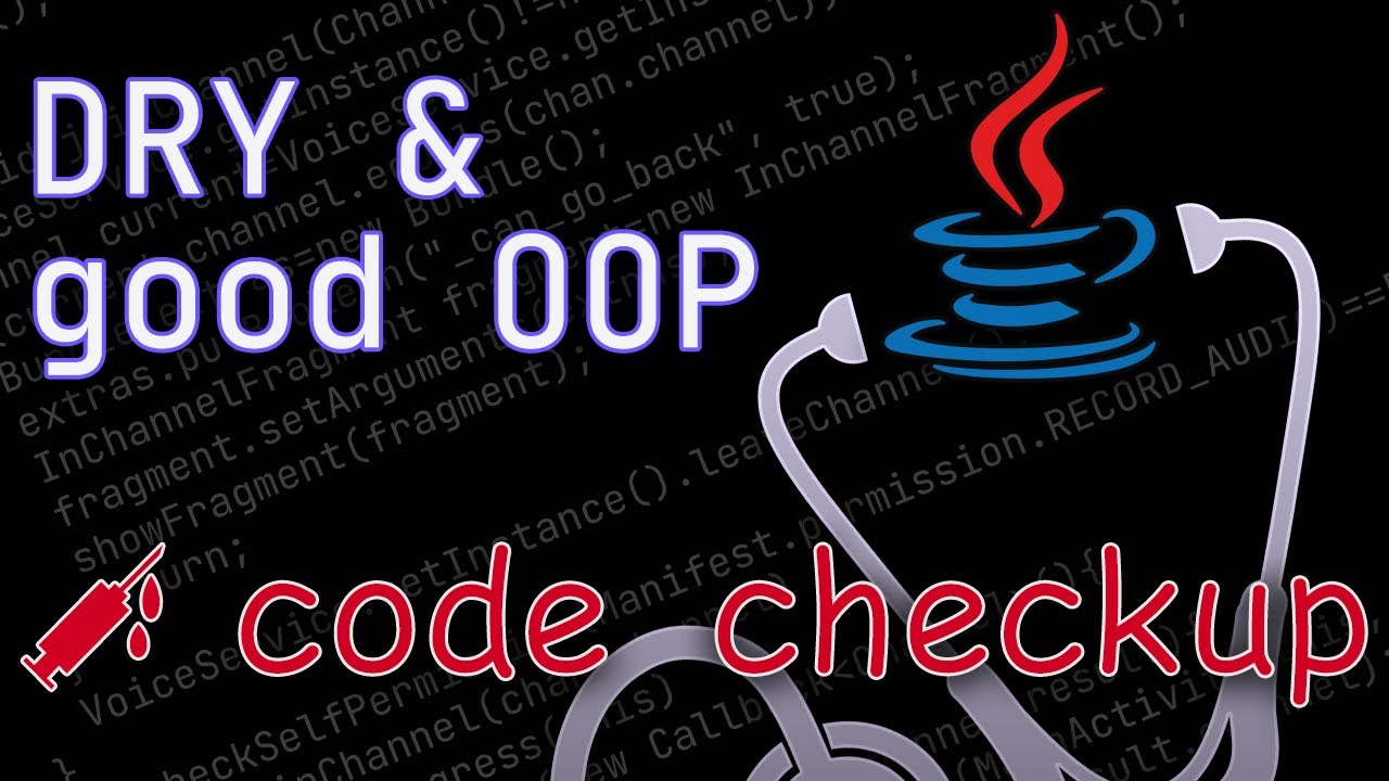 DRY makes your code 500% better · intermediate Java code review