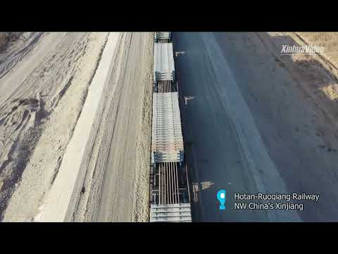 Construction of railway passing through southern Xinjiang enters final sprint stage