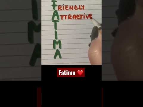 Meaning of the name FATIMA #meaning #name #fatima