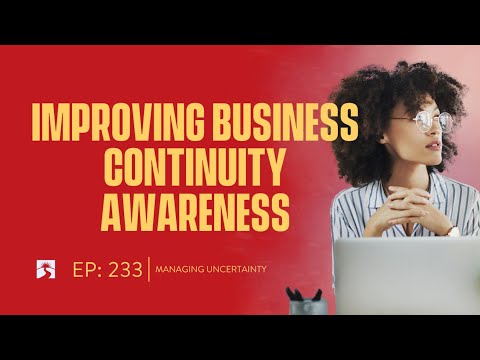 Episode #233: Improving Business Continuity Awareness