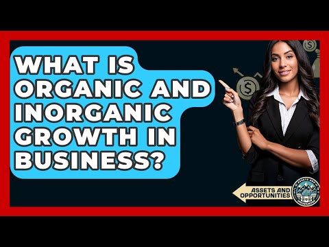 What Is Organic And Inorganic Growth In Business? - AssetsandOpportunity.org