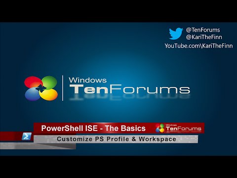 PowerShell ISE - The Basics
