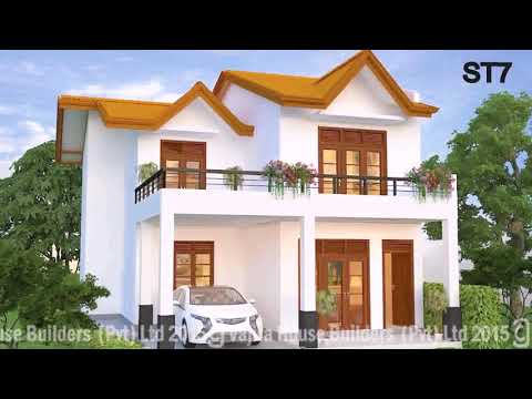 Two Story House Designs Sri Lanka (see description)