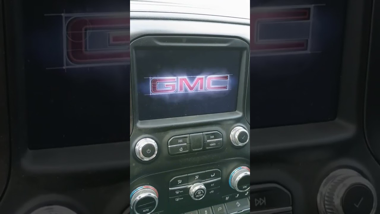 Startup Animation of GMC Logo in Sierra HD #rap GMC Truck - Big Mo