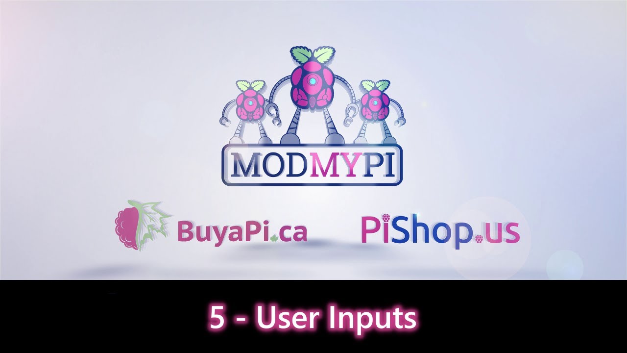 Raspberry Pi Workshop Kit Tutorials – 5 User Inputs