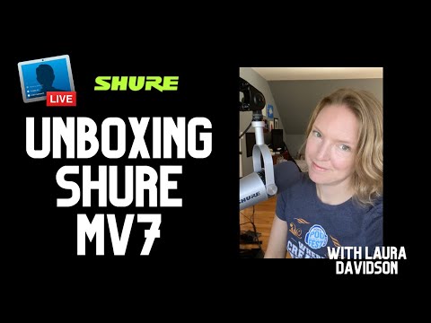 Ecamm Studio Build: Unboxing the Shure MV7 Podcasting Microphone