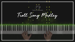 YouTube MEMES BGM - Troll Songs Medley by THIS IS PIANO 曲谱