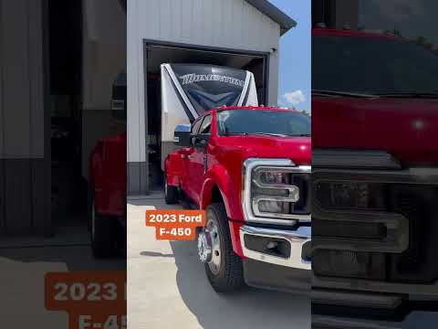 2023 F-450 Ultimate Lariat // First Tow // #2023fordf450 #2023fordsuperduty