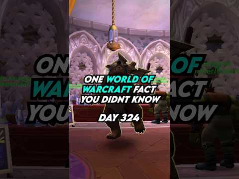 Here’s one world of Warcraft fact you didn’t know!Day 324 #warcraft #worldofwarcraft