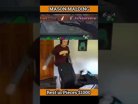 Mason: How I broke my $1000 chair Dota 2 !!!😱😱😱