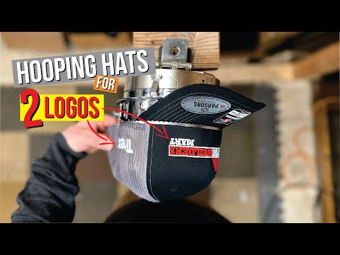 2 logos on a hat