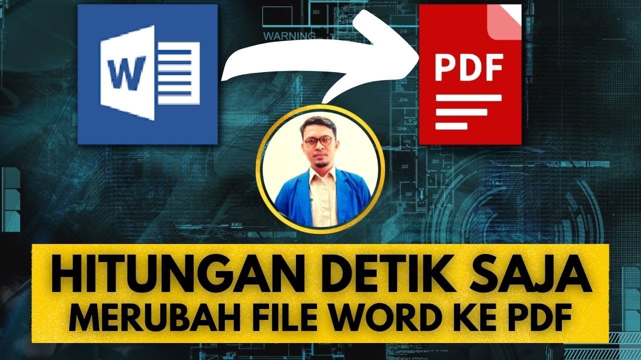 How to convert a Word file to PDF | easy, just a matter of seconds RD AFJ New