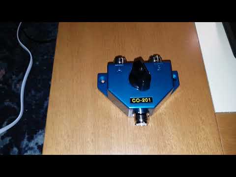 Ham radio antenna switcher box