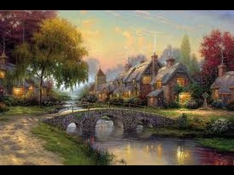 Cobblestone Bridge by Thomas Kinkade
