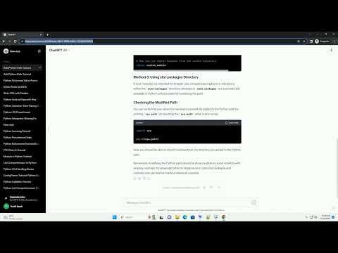add pythonpath in python