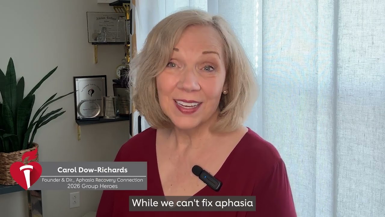 2026 Stroke Hero Awards: Group Heroes – Aphasia Recovery Connection