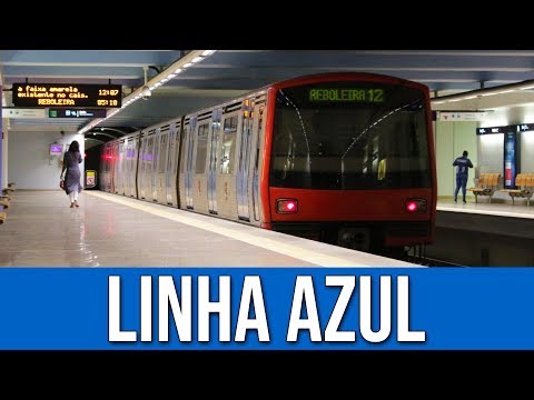 Linha Azul do Metrô de Lisboa/Portugal