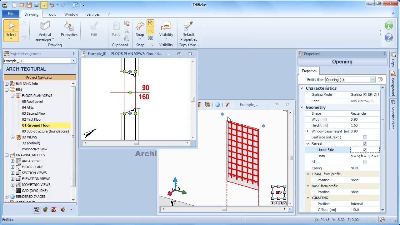 Edificius Tutorial - The Opening Reveal - ACCA software