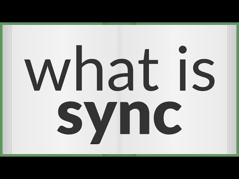 Sync | meaning of Sync