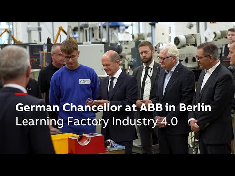 German Chancellor Inaugurates ABB "Learning Factory Industry 4.0" in Berlin