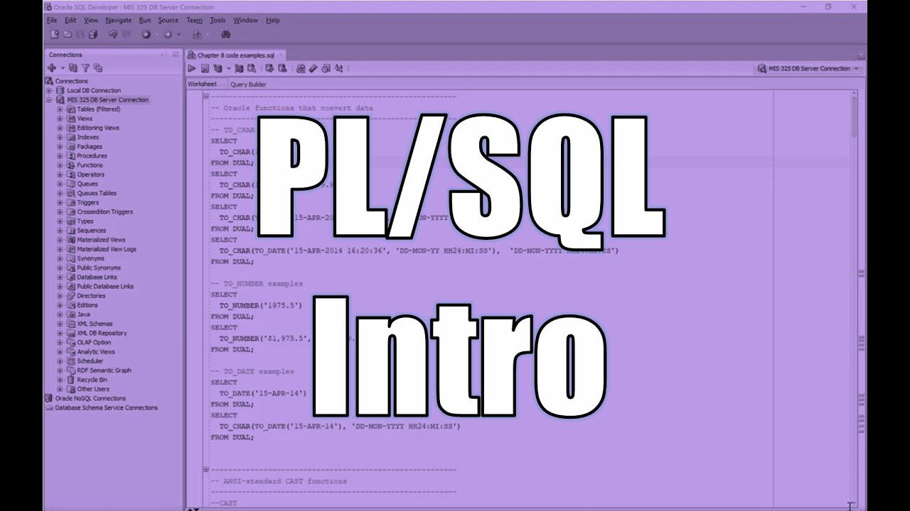 PL/SQL Introduction