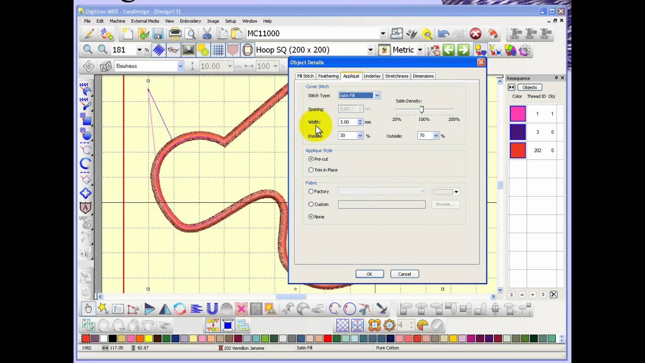 Digitizer MBX Tutorial - Applique