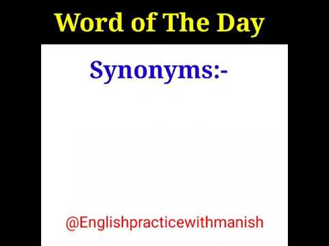 WORD OF THE DAY PART-50 | SAGGING | #shorts