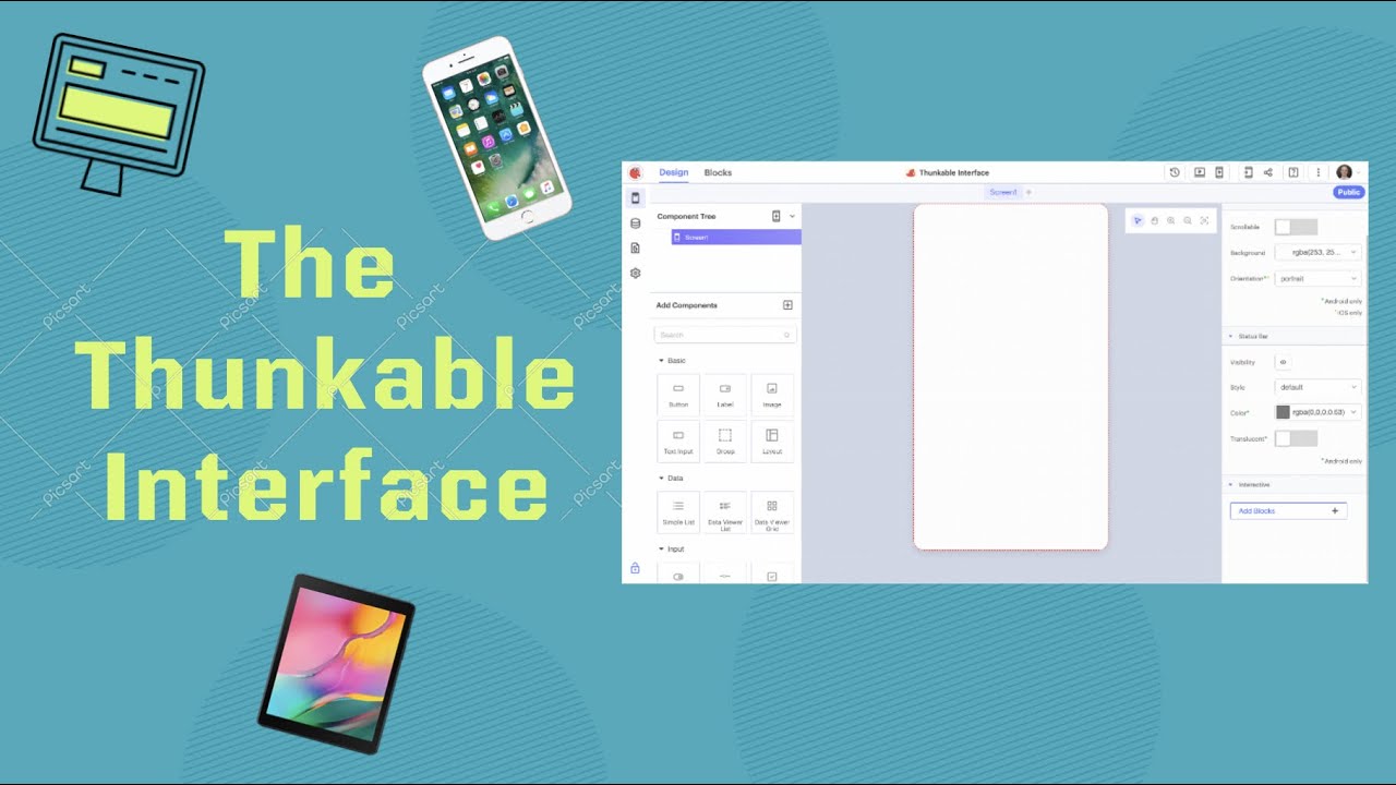 Thunkable Interface Explained (2024)