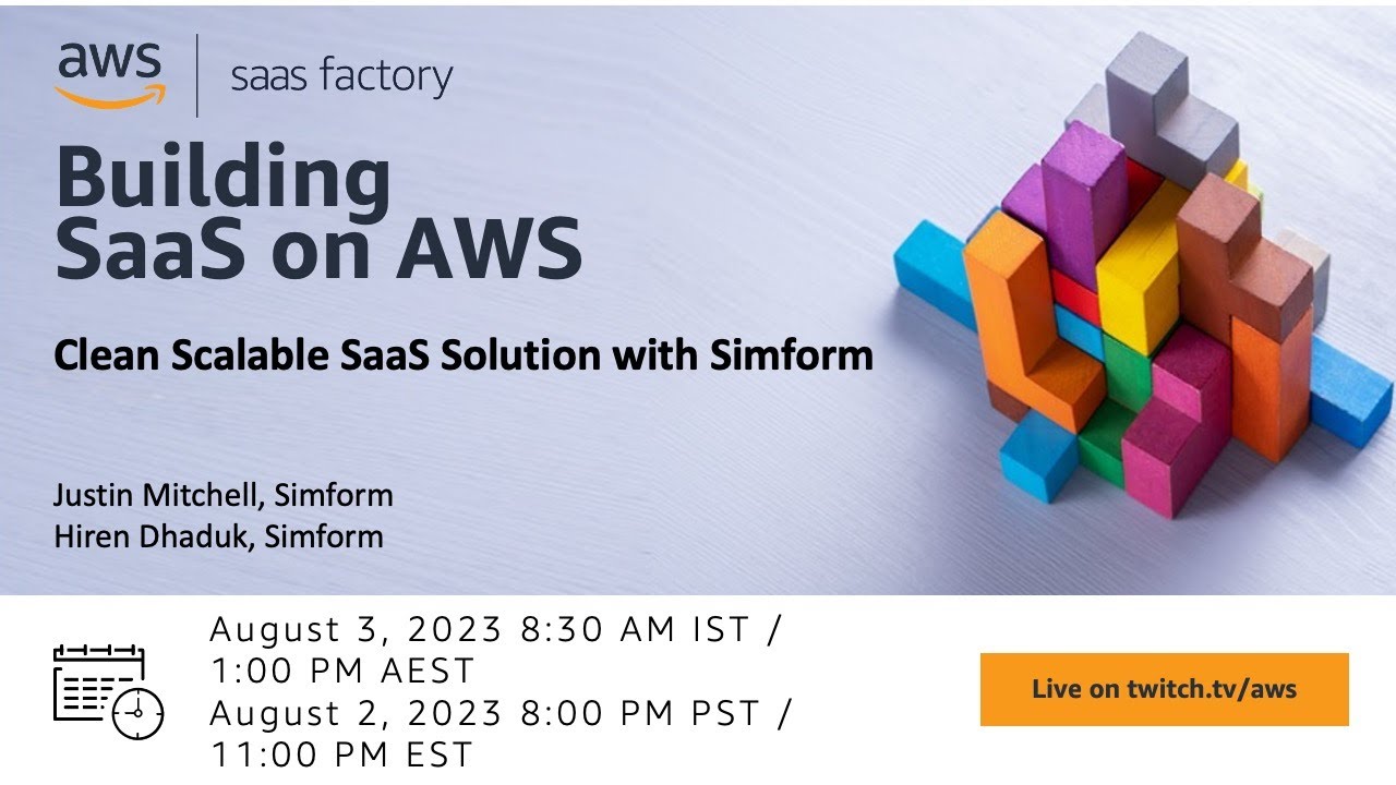 Building SaaS on AWS - Clean Scalable SaaS Solution with Simform