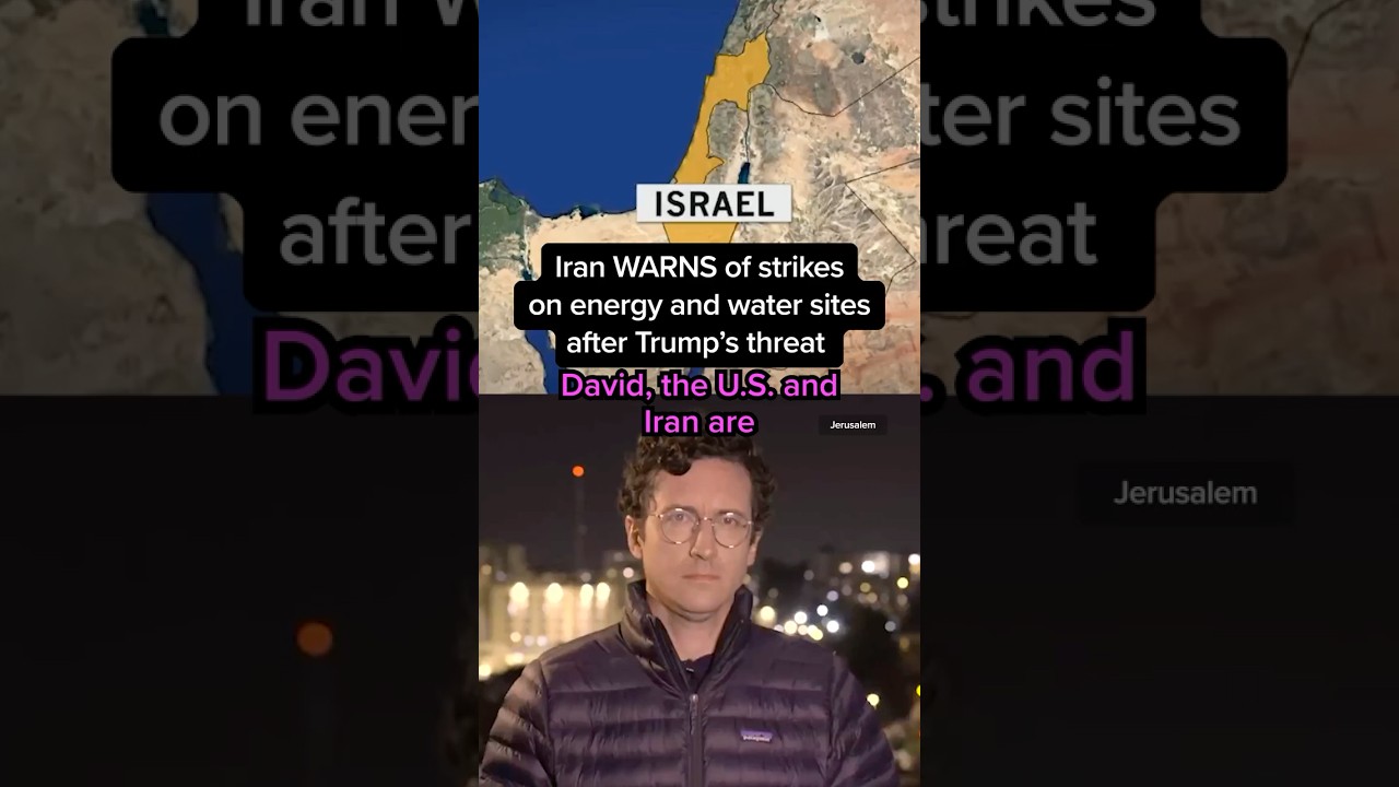 Iran WARNS of strikes on energy and water sites after Trump's threat