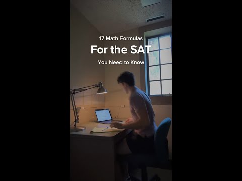 SAT Math Formulas You NEED to Know #shorts