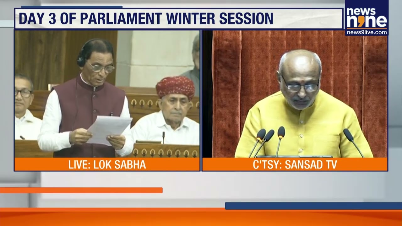 Day 3 Of Parliament Winter Session | Opposition To Raise The Issue Of S.I.R | News9