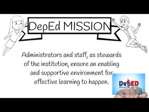 Deped Mission , Vision and Core Values