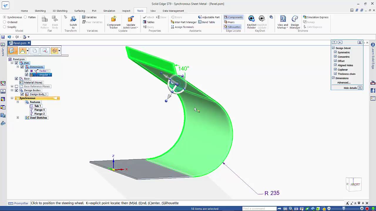 Sheet metal part creation and start Assembly