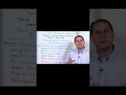 Atomic Mass and Isotopes