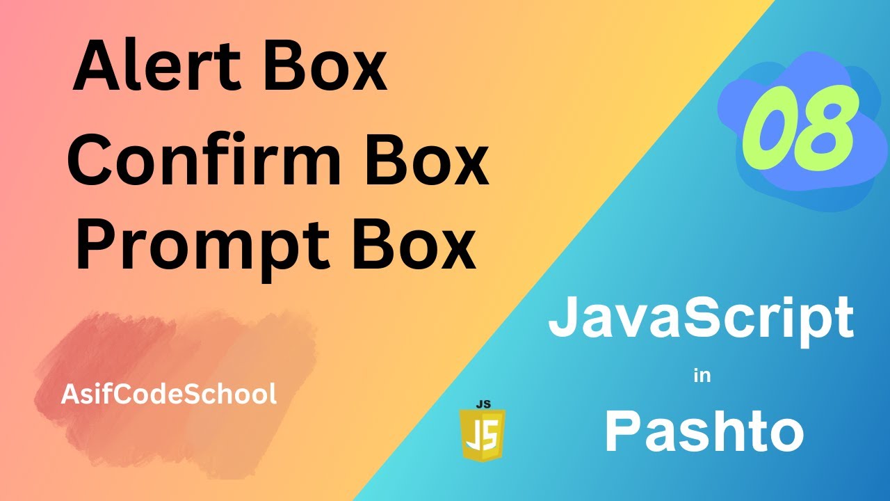 08 JavaScript Alert Confirm Prompt Box in Pashto