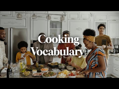 COOKING VOCABULARY | Cooking Verbs with Name and picture | Definition and Pronounciation
