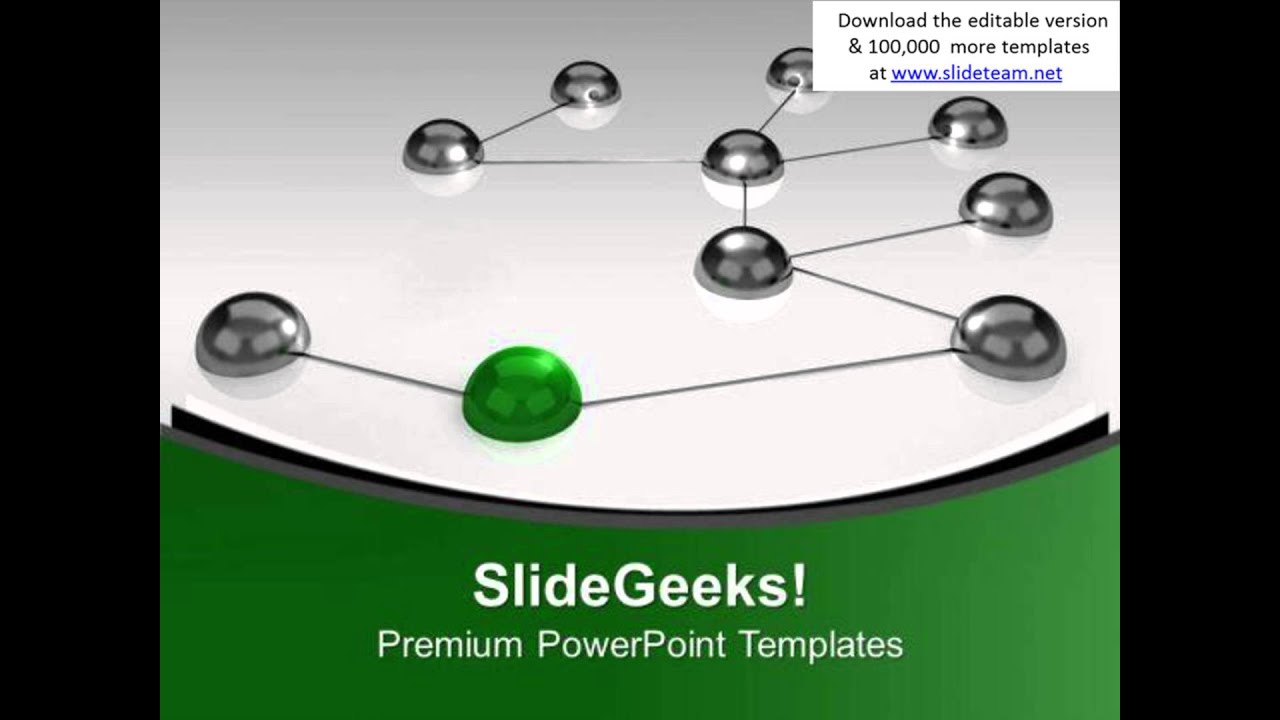 balls interconnected network communication powerpoint templates ppt backgrounds for slides 0213