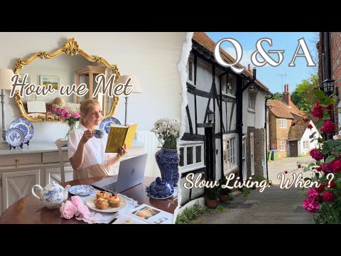 Q&A + Homemade Bread & British Cakes | A Day in My Slow Living Home