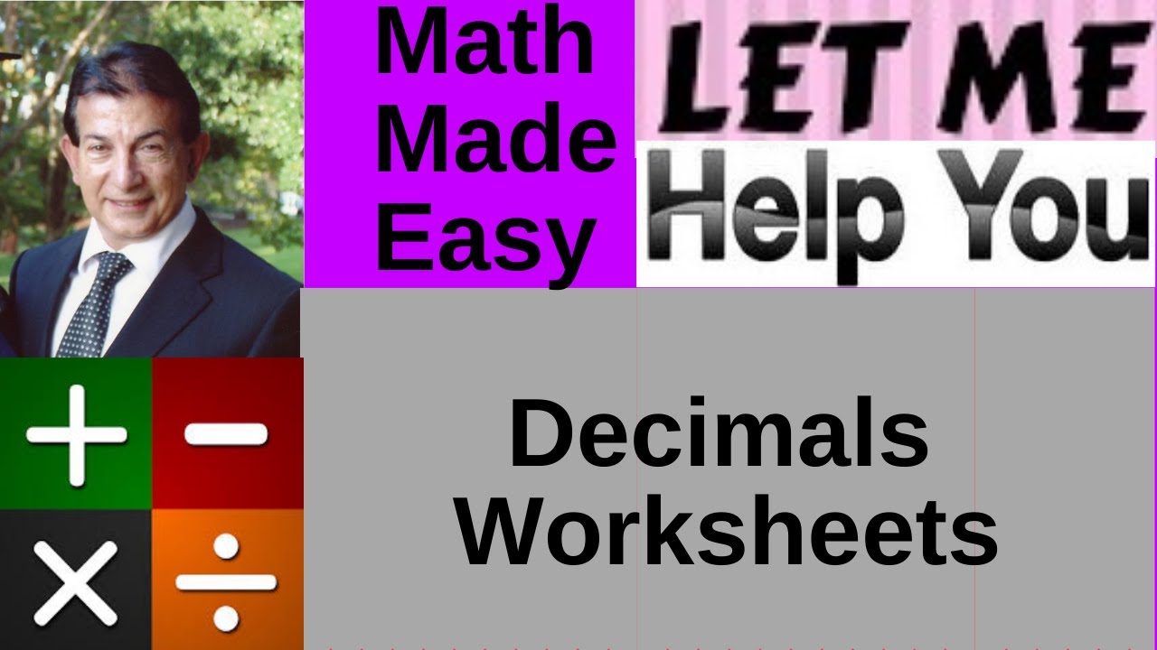 Decimals Worksheets