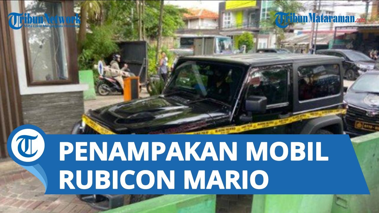 Penampakan Mobil Rubicon Mario Dandy yang Dihadirkan dalam Rekonstruksi Kasus Penganiayaan David ...
